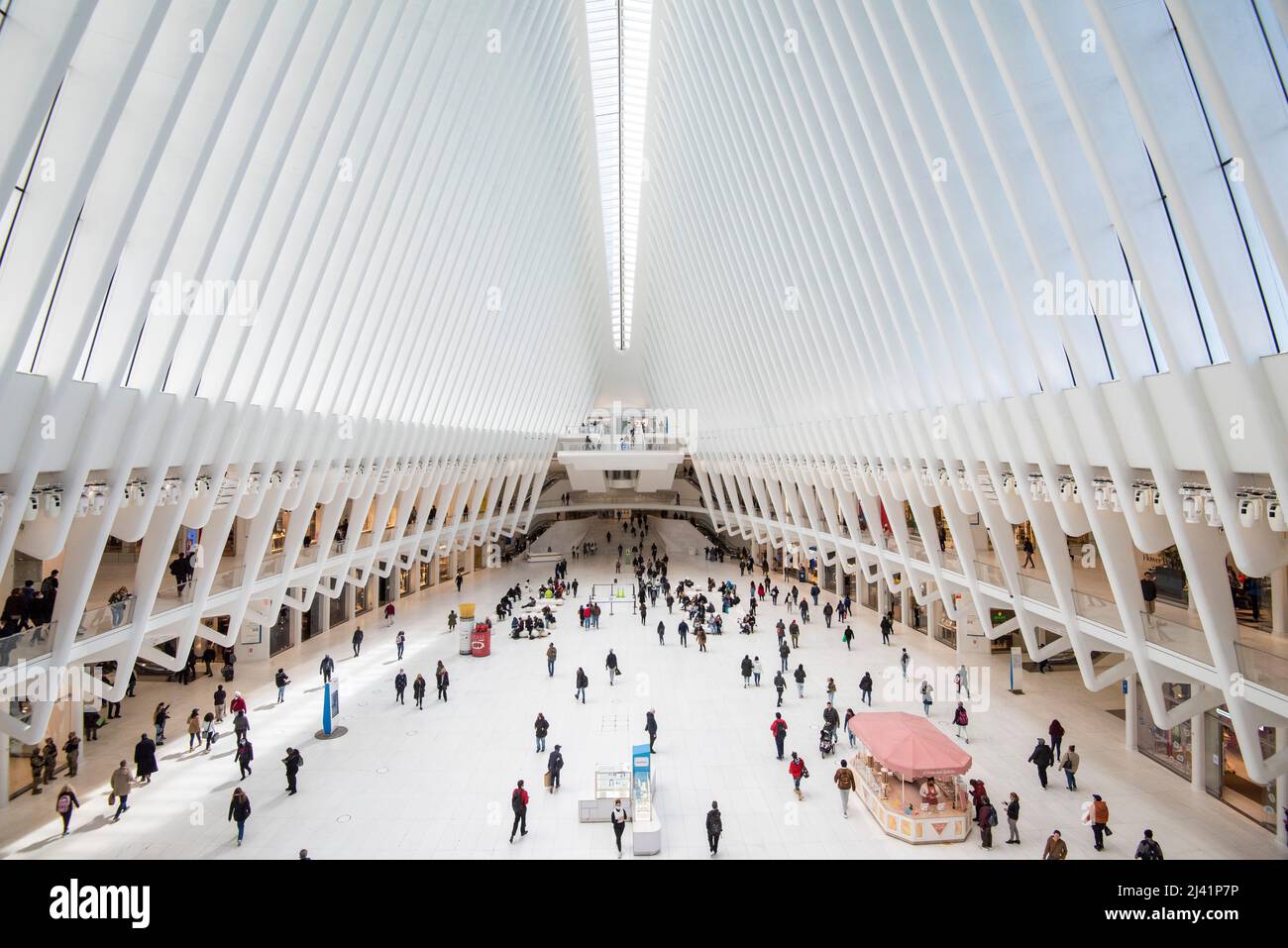 Inside the new World Trade Center Transportation Hub in Manhattan New ...