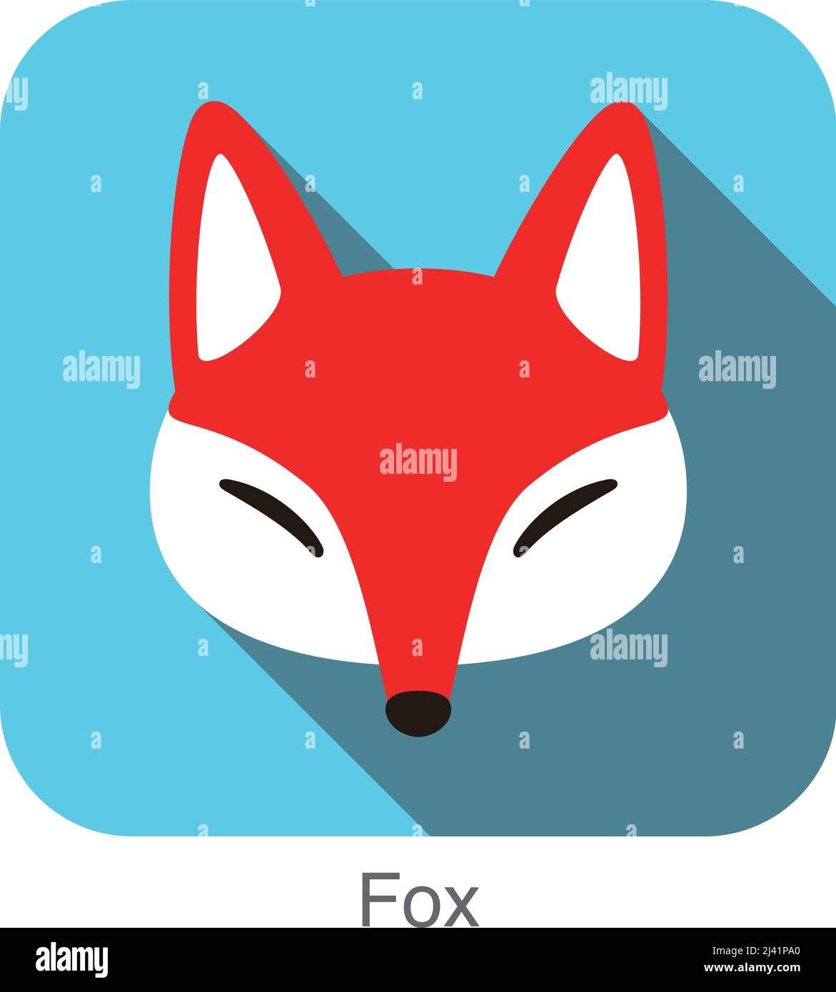 Red fox cartoon hi-res stock photography and images - Alamy