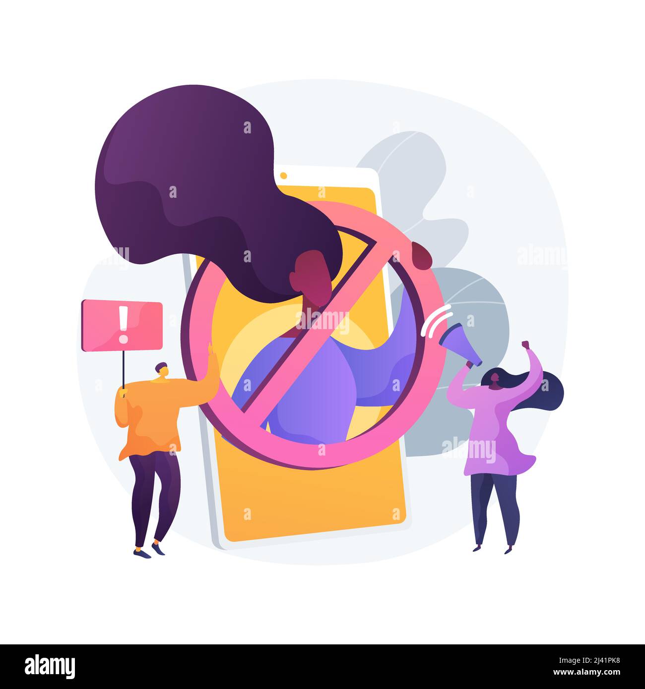 Cancel culture abstract concept vector illustration. Cancel person or ...