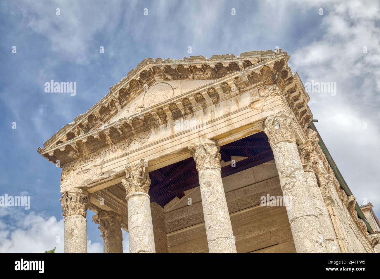 The Temple of Augustus is one of the best well-preserved Roman ...