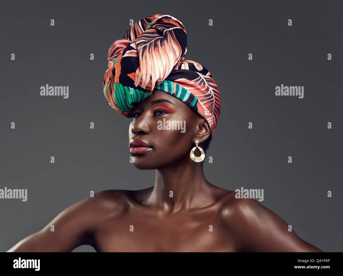 African model fierce hi-res stock photography and images - Alamy