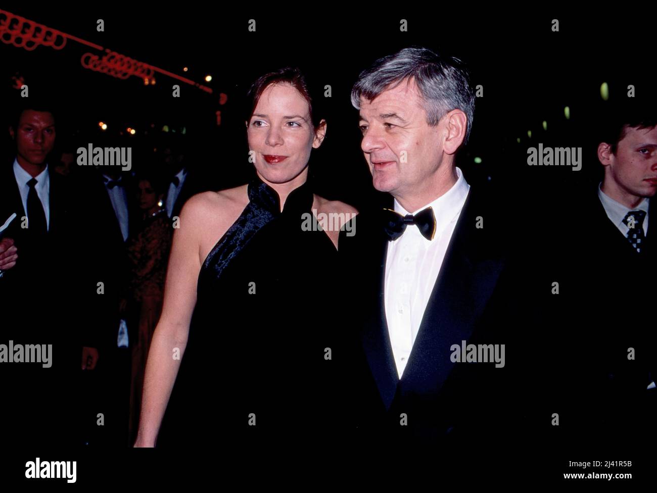 Joseph Martin Joschka Fischer, Bundesaußenminister, mit Ehefrau Nicola ...