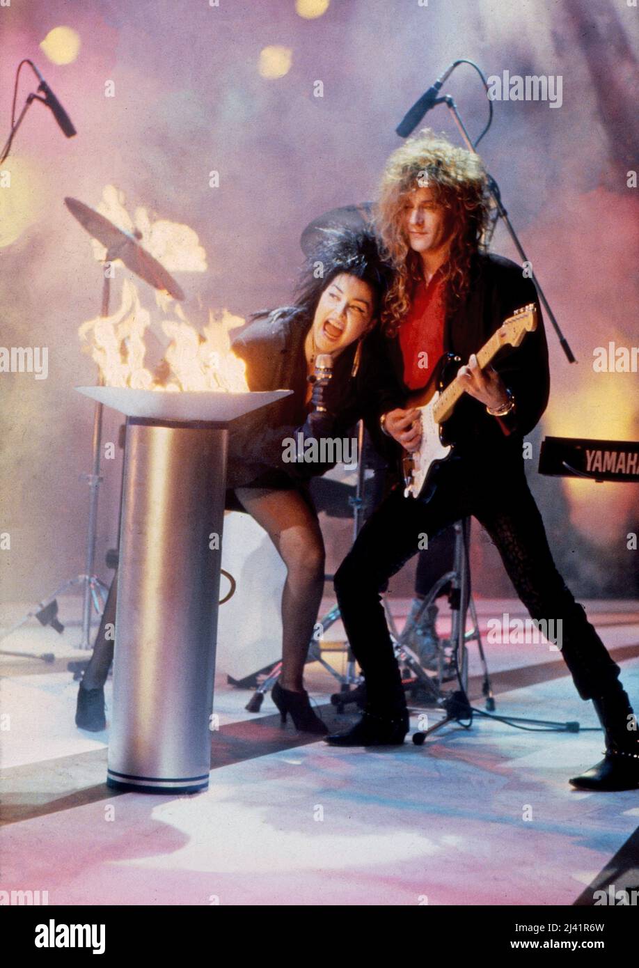 Lisa Dal Bello, kanadische Musikerin, bei einem Auftritt, Deutschland ...