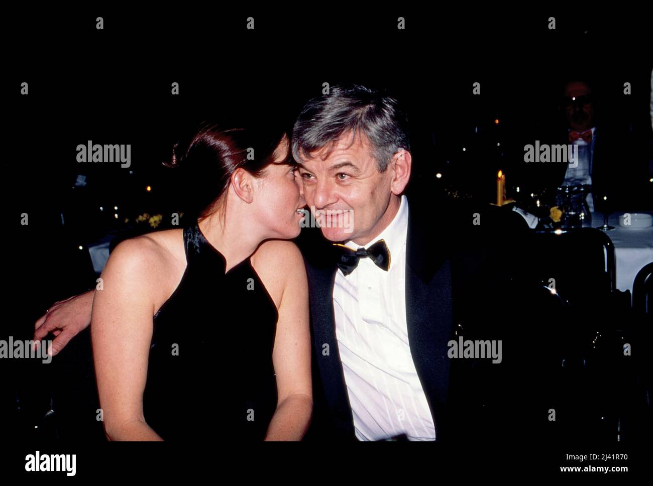 Joseph Martin Joschka Fischer, Bundesaußenminister, mit Ehefrau Nicola ...