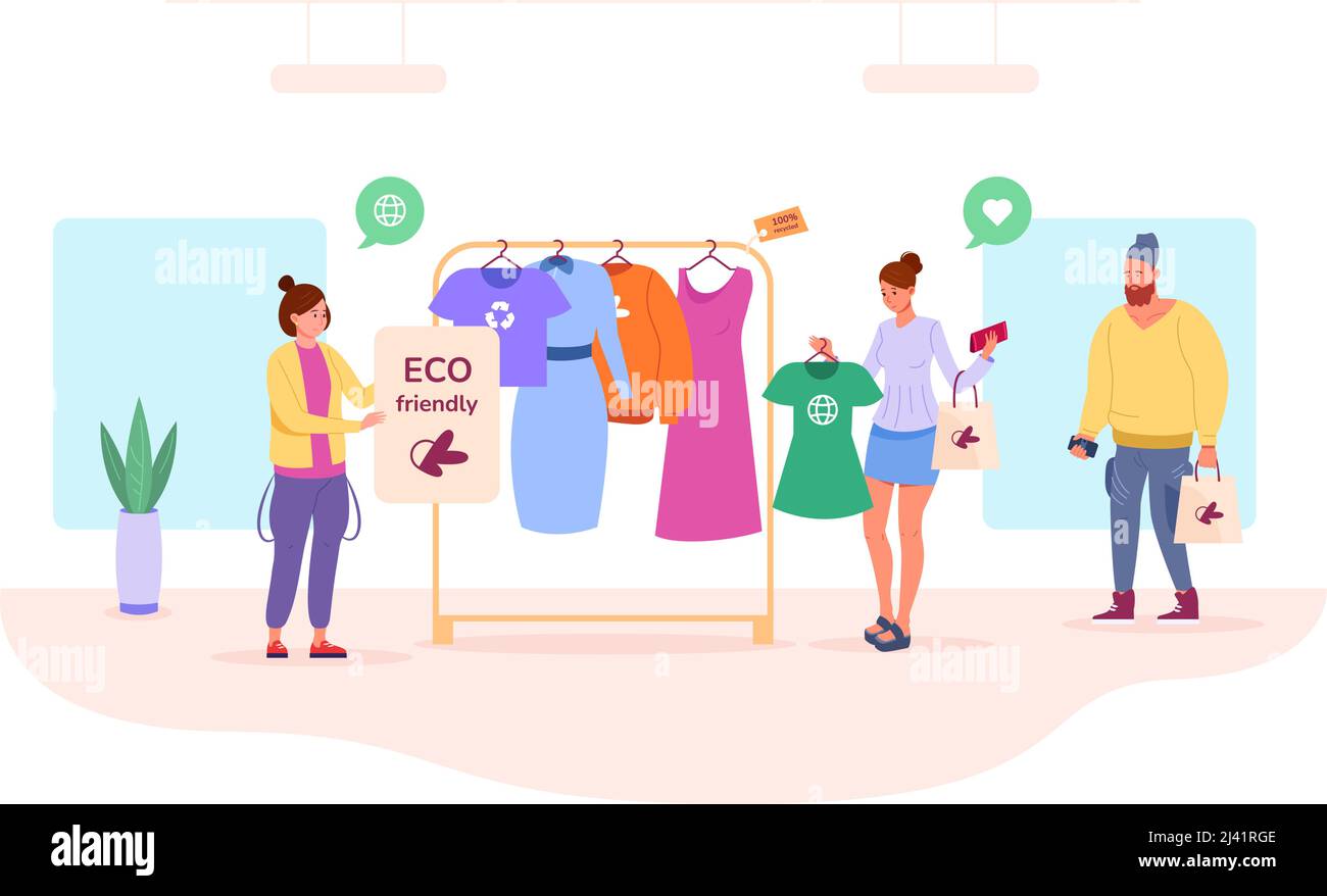 Clothing sustainable fashion. Eco friendly technologies retail ...