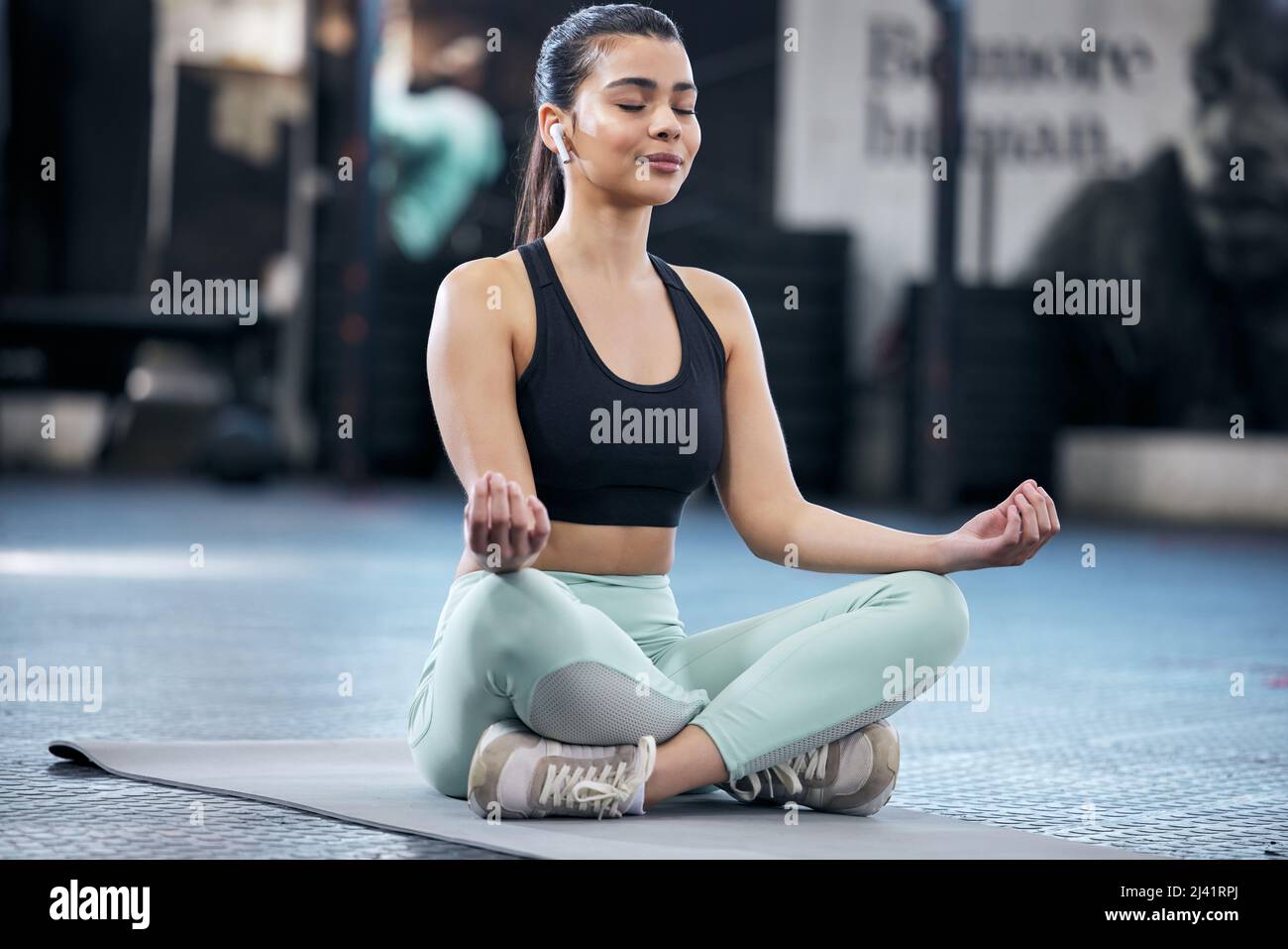 Where inner and outer health align. Shot of a fit young woman ...