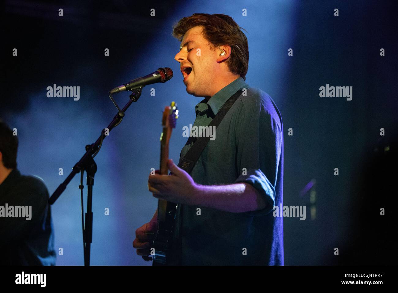 Oslo, Norway. 10th Apr, 2022. The English post-punk band Shame performs ...