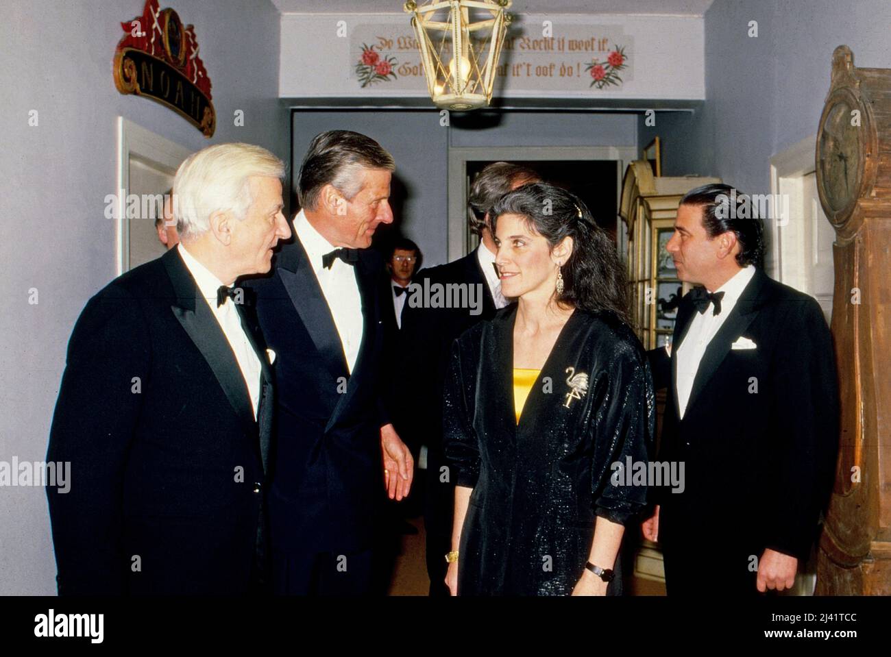 Richard von Weizsäcker, Walther Leisler Kiep, deutsche Politiker ...