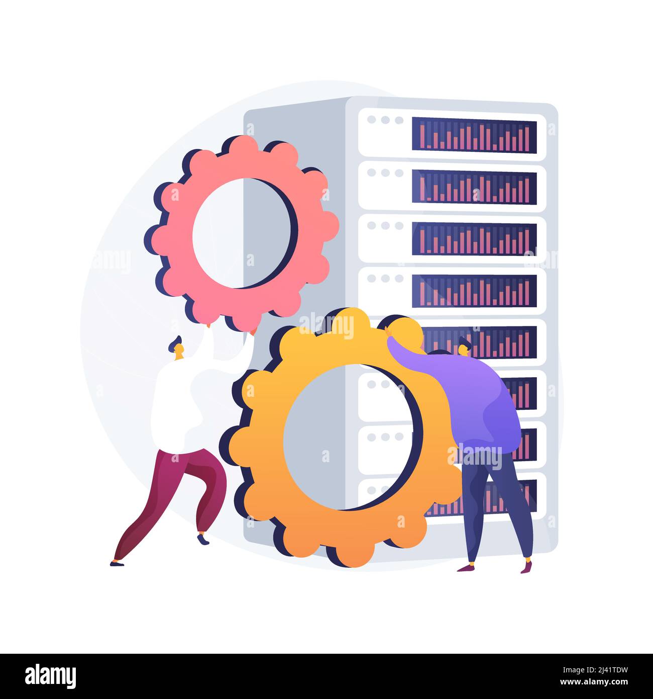 Server Hardware Maintenance Teamwork Fixing Gear Data Storage Ethernet Cluster Datacenter