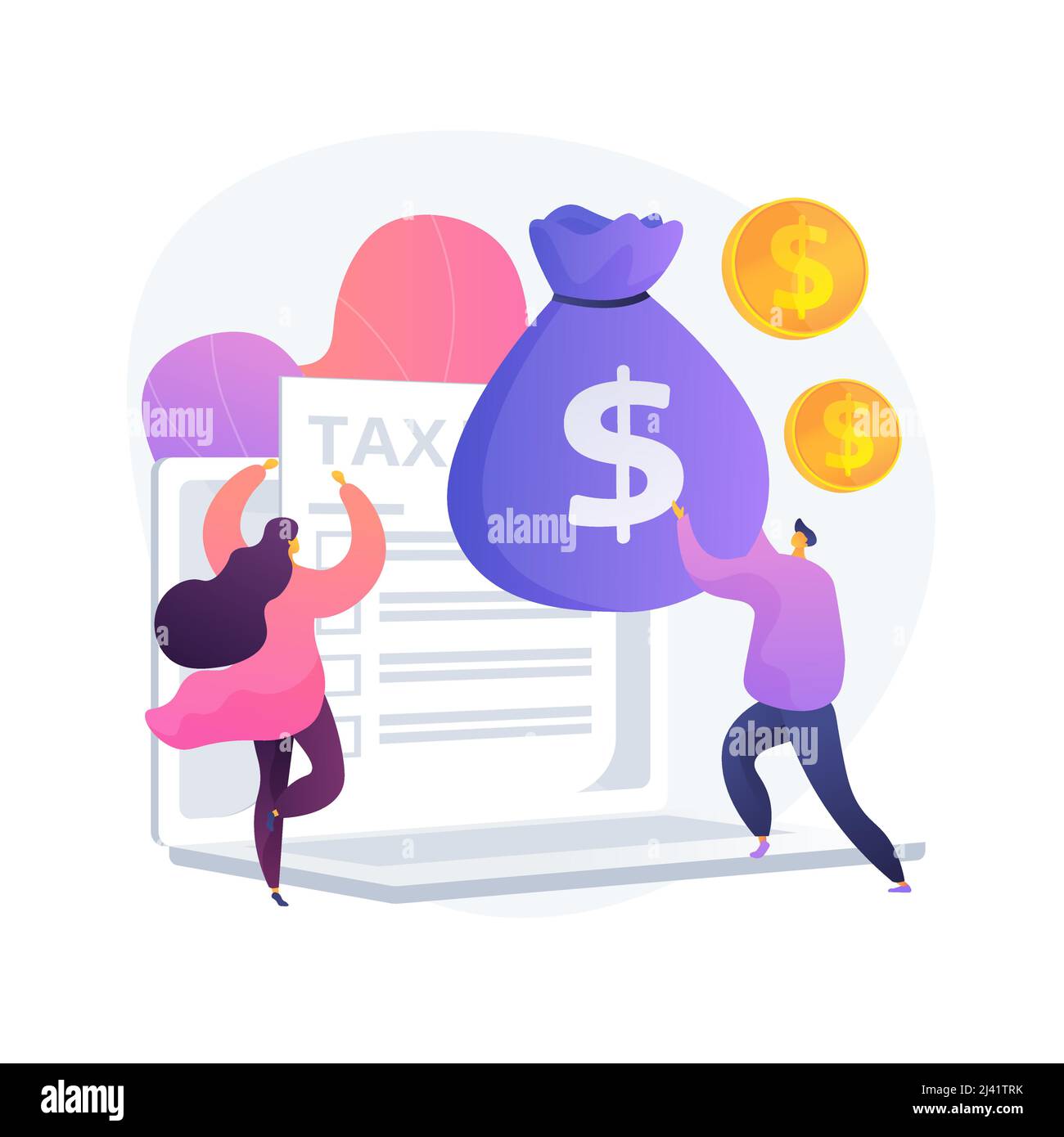 Taxpayer vector vectors hi-res stock photography and images - Alamy