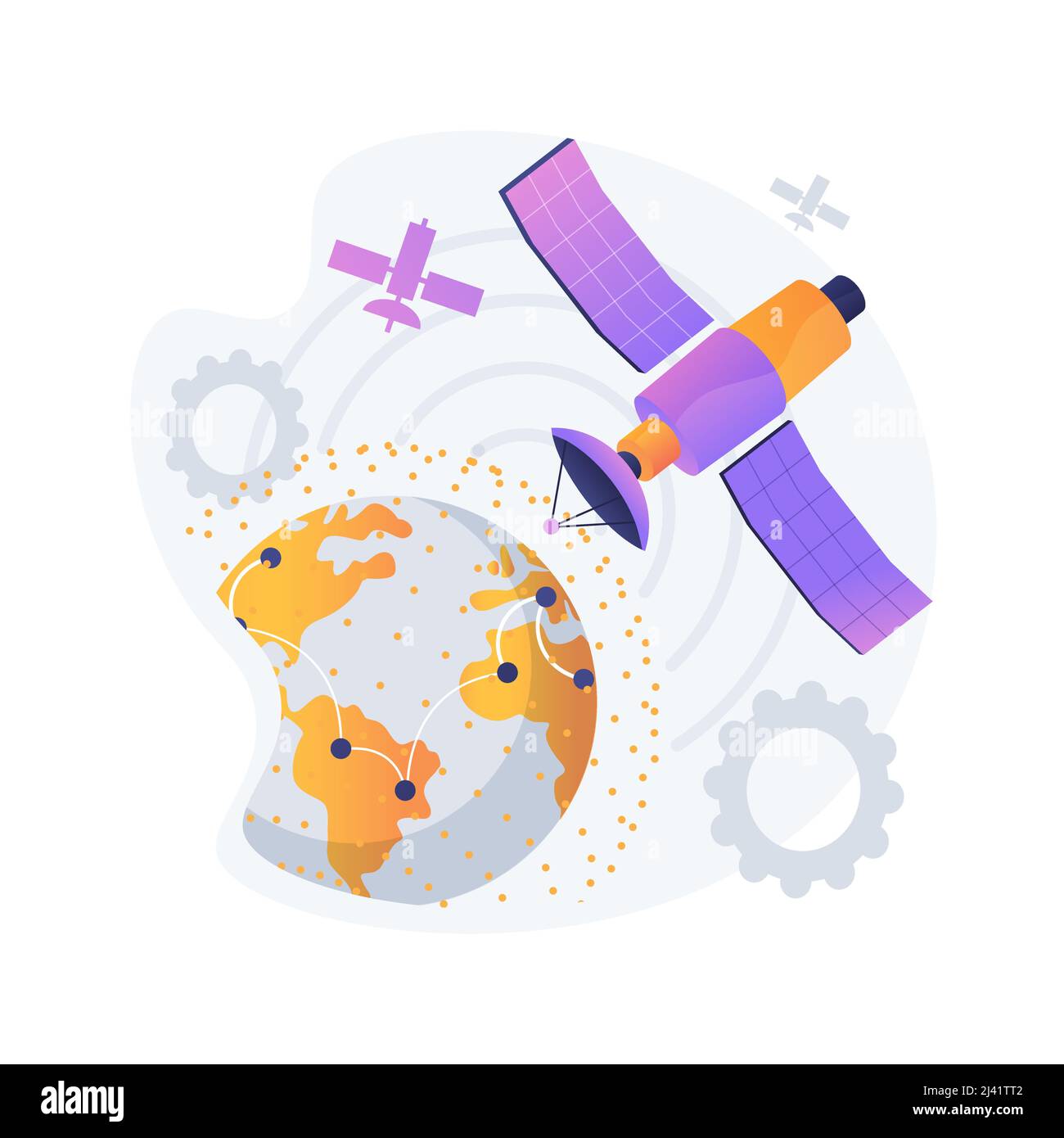 Coverage area vector vectors hi-res stock photography and images - Alamy