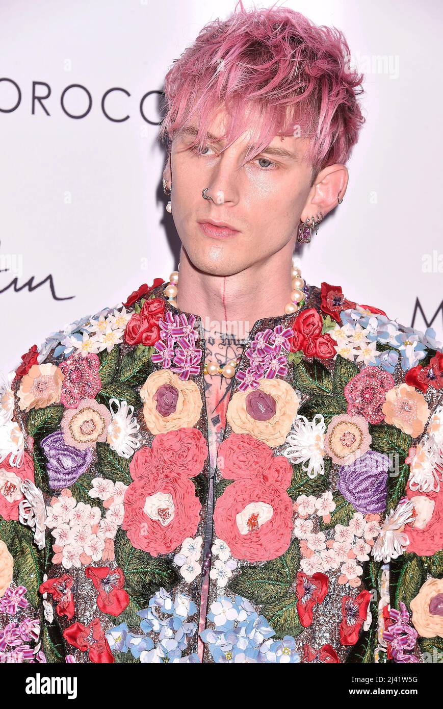BEVERLY HILLS, CA - APRIL 10: Machine Gun Kelly attends The Daily Front ...