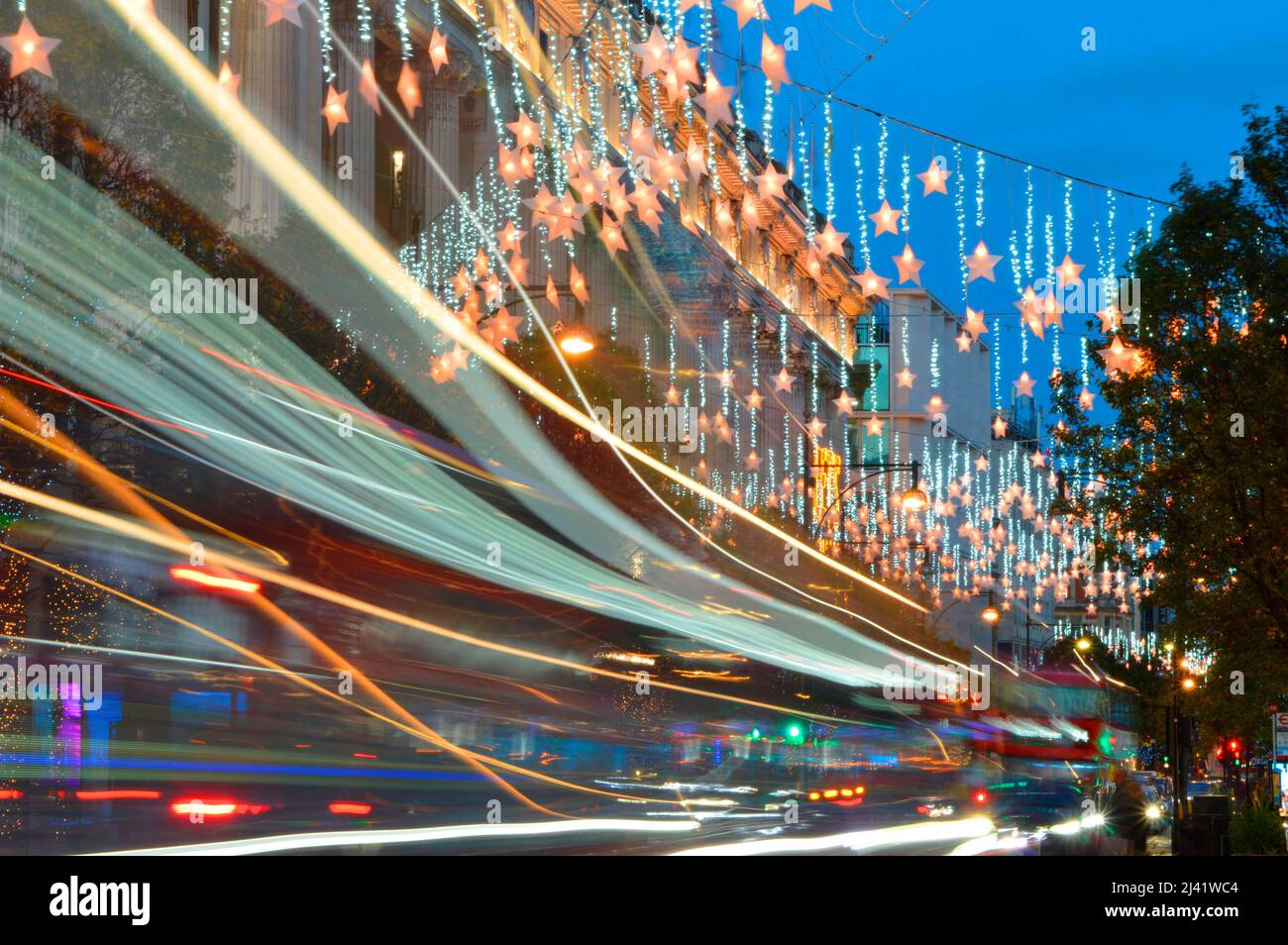 Christmas Lights, Oxford Street, London, England Stock Photo - Alamy