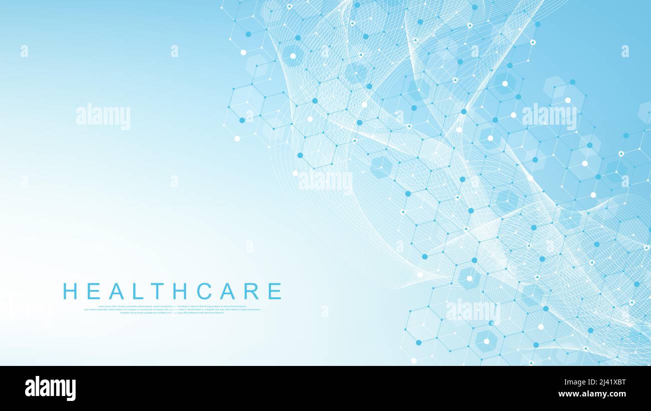 Health care and science medical pattern innovation concept background ...