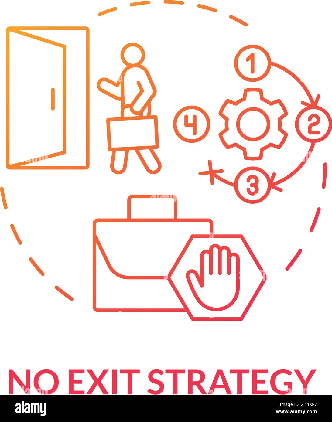 No exit strategy red gradient concept icon Stock Vector Image & Art - Alamy No exit strategy red gradient concept icon Stock Vector Image & Art - Alamy
