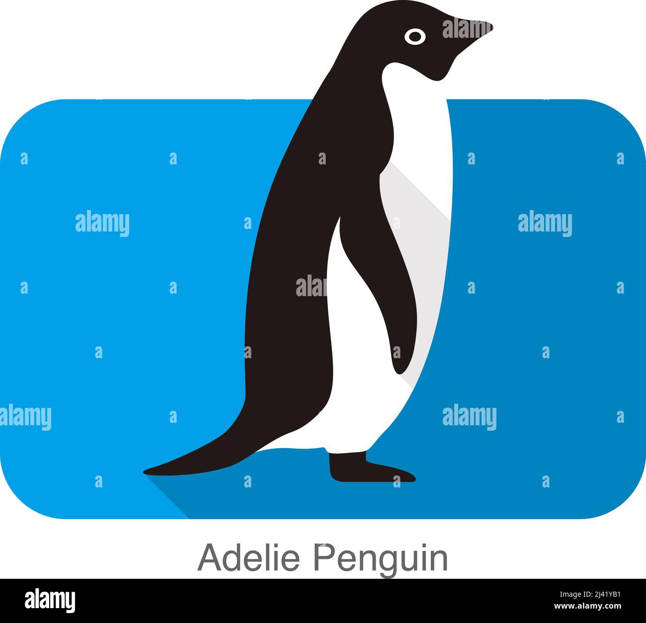 Adelie penguins Stock Vector Images - Alamy
