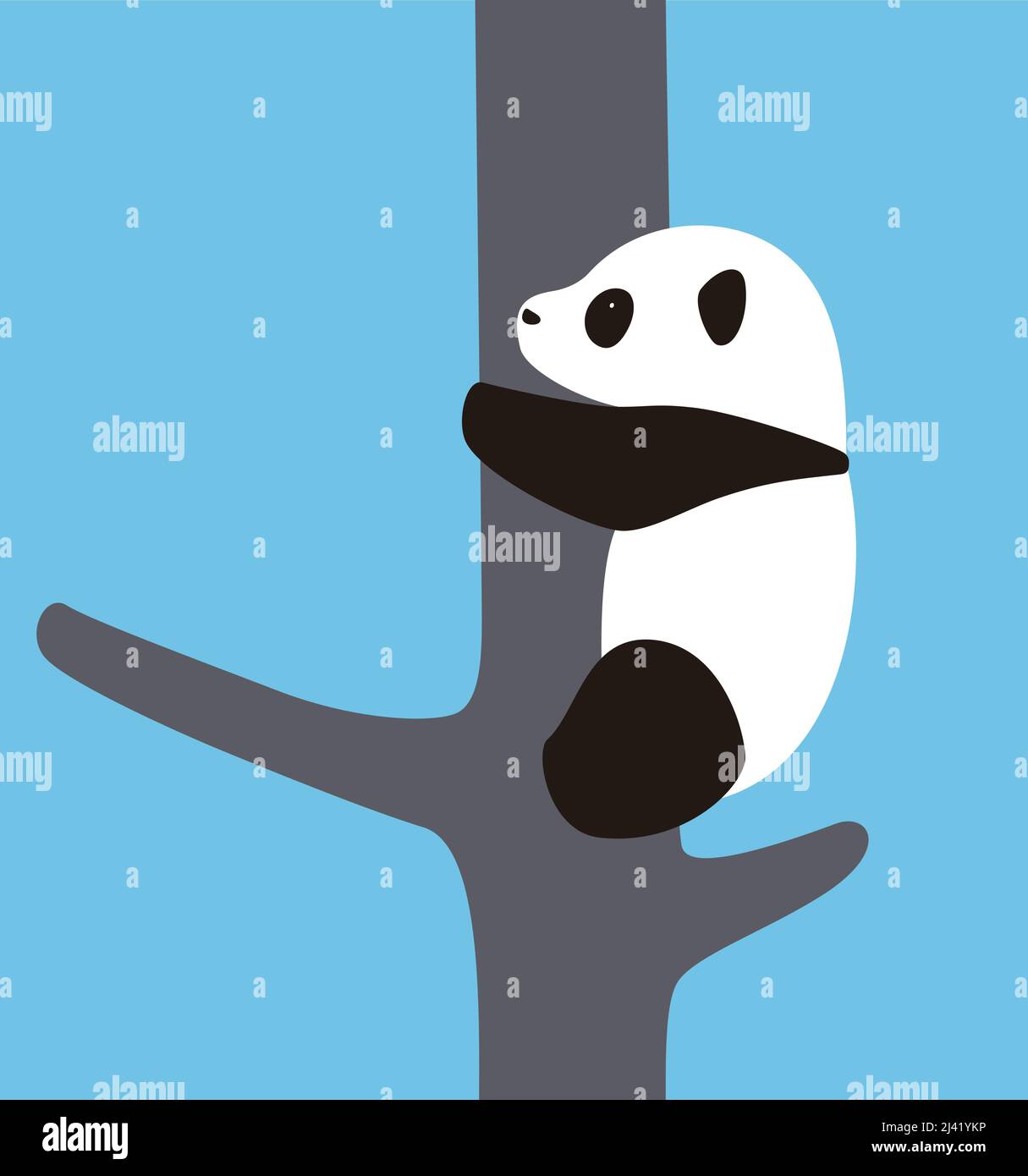 Climbing portrait Stock Vector Images - Alamy