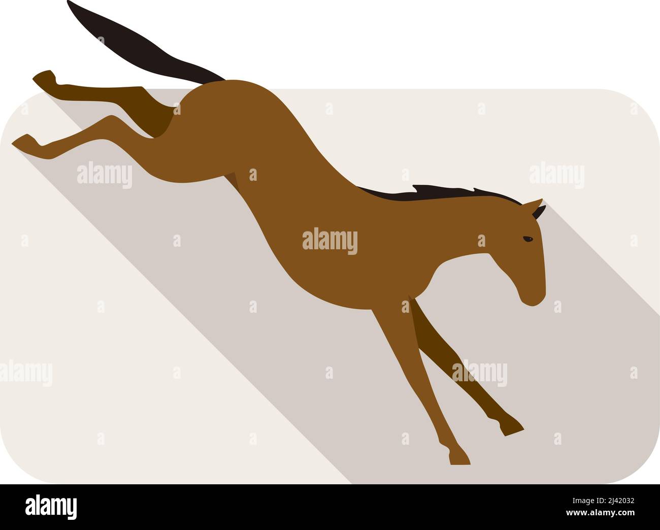 Rearing animal Stock Vector Images - Alamy