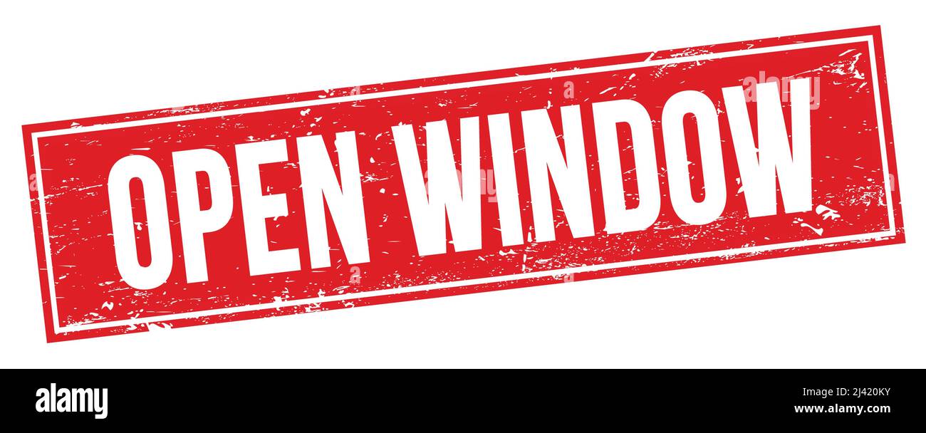 Open window stamp hi-res stock photography and images - Alamy