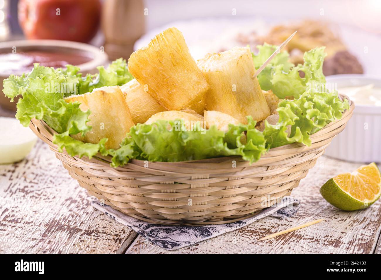 Cassava fries hi-res stock photography and images - Alamy