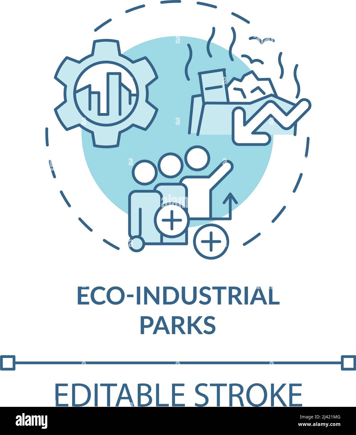 Industrial park abstract Stock Vector Images - Alamy