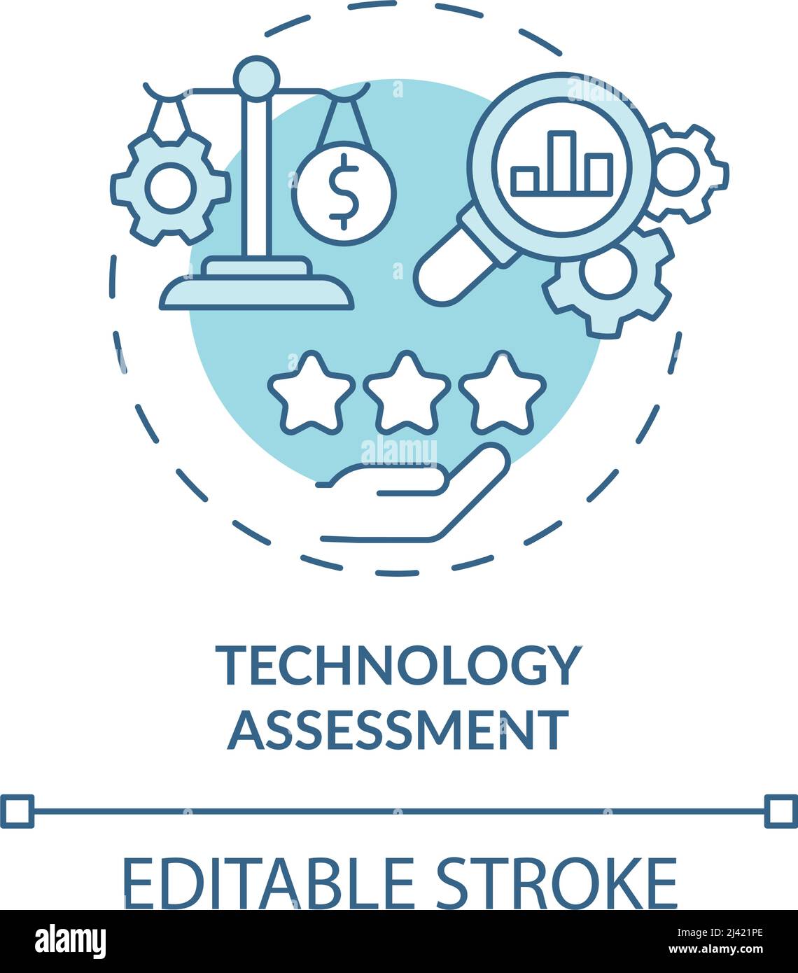 Technology assessment turquoise concept icon Stock Vector Image & Art ... Technology assessment turquoise concept icon Stock Vector Image & Art ...