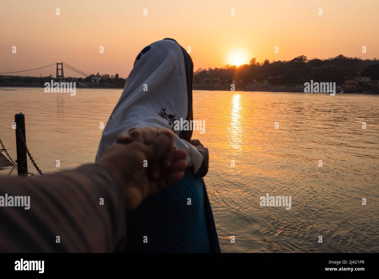 Ganga River Sunset