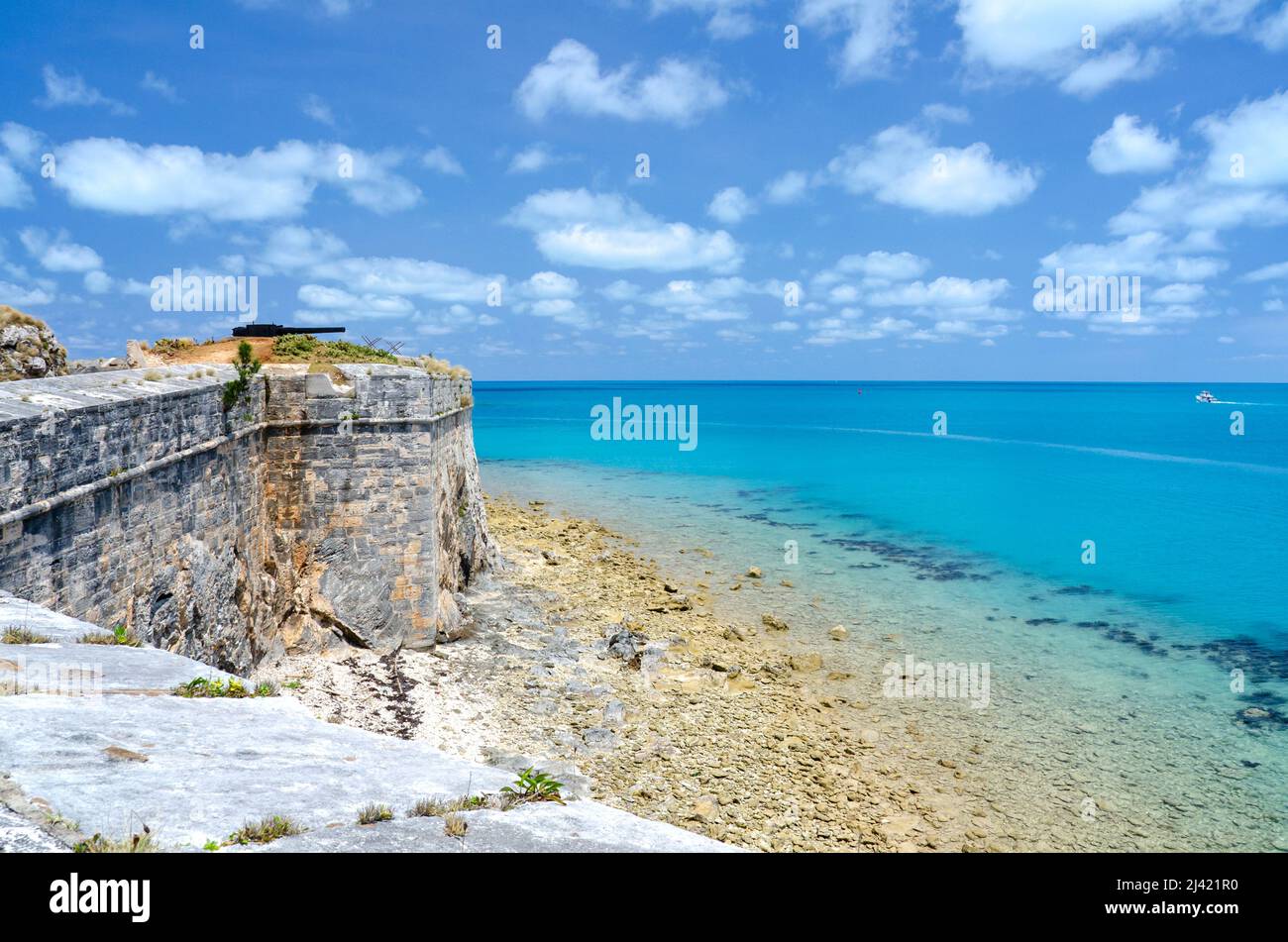 National Museum of Bermuda in an Oceanside fortress. Next to Royal Navy ...