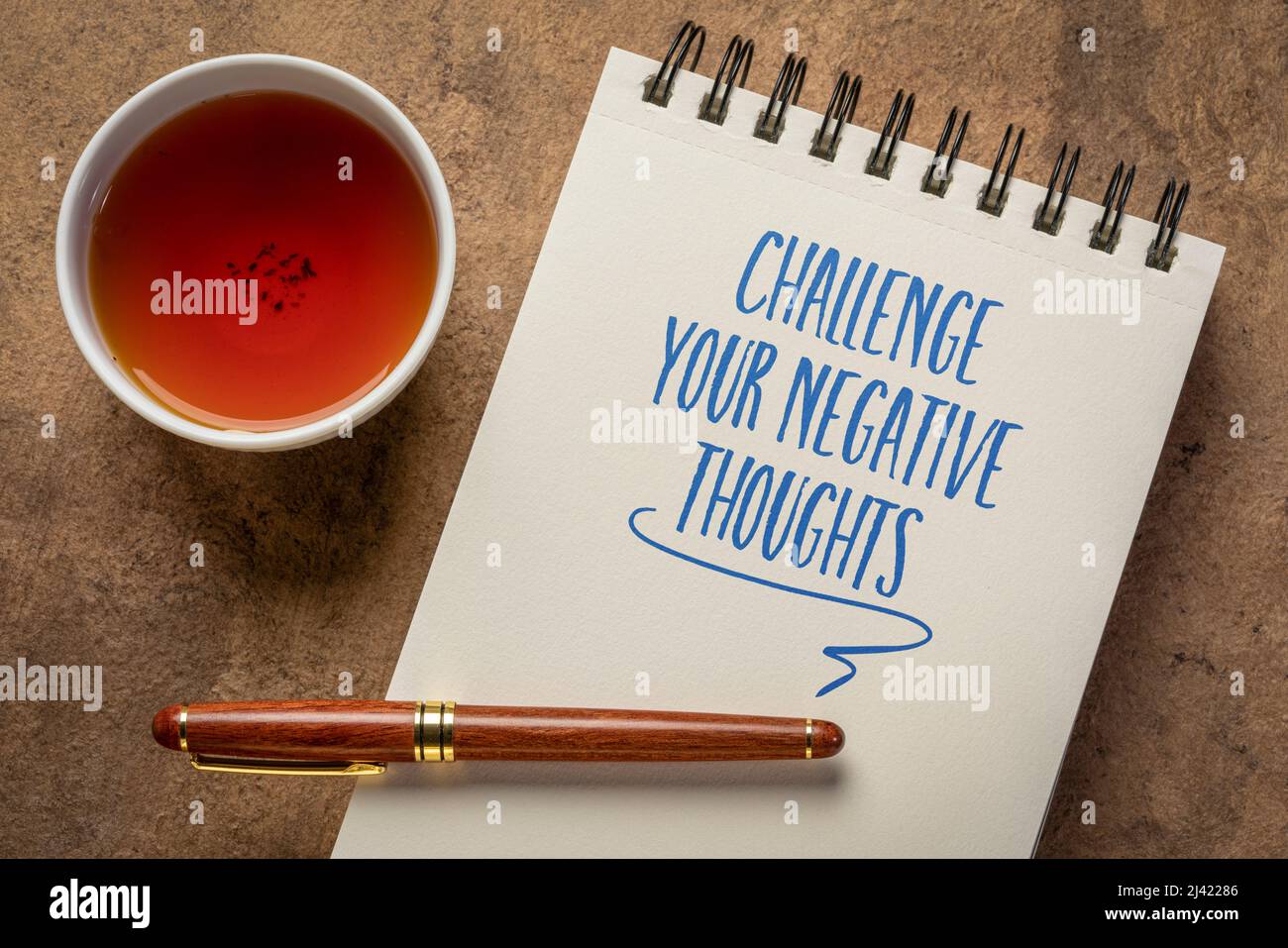 challenge your negative thoughts - inspirational advice or reminder ...