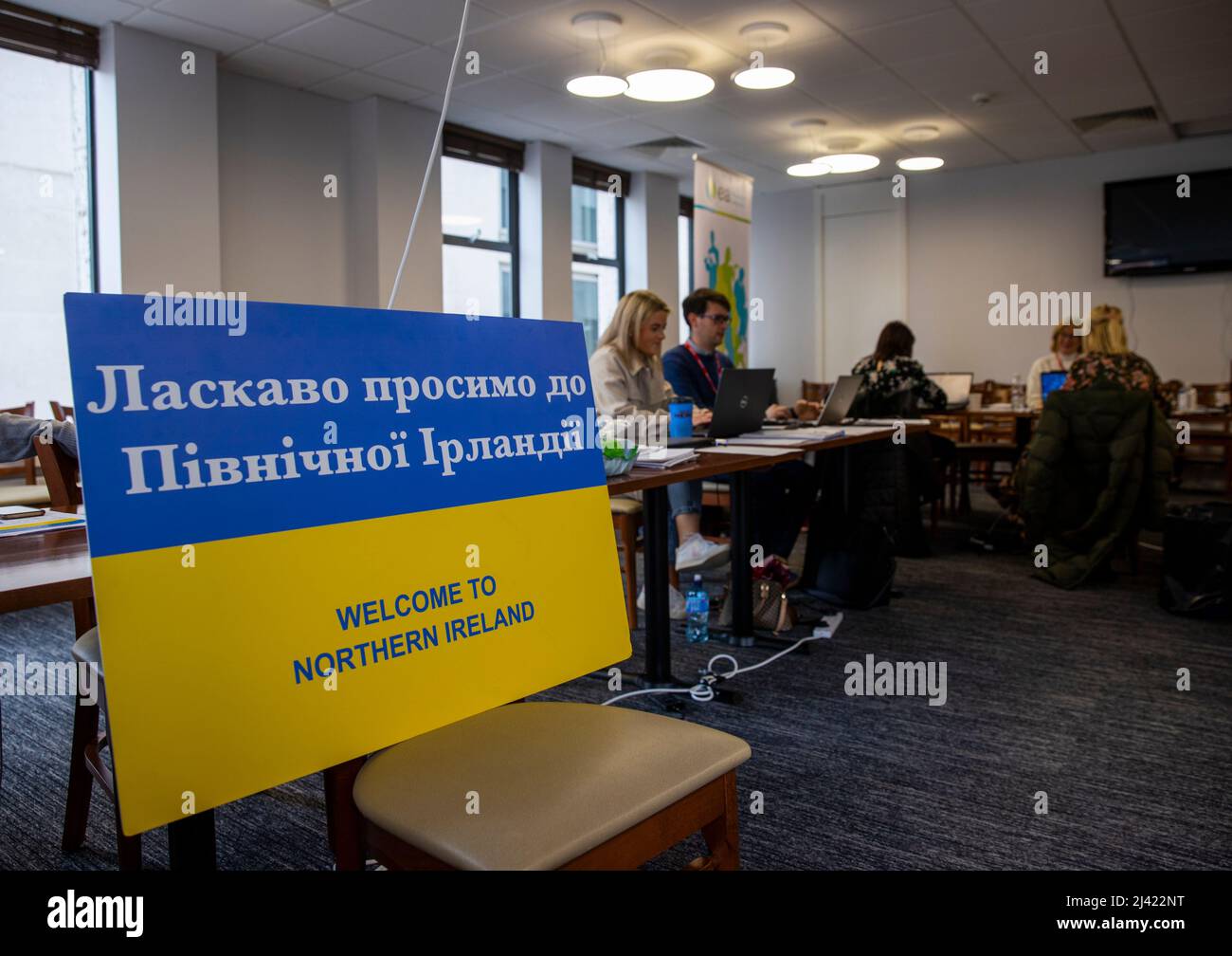 Staff from the Northern Ireland Education Authority at the Ukrainian ...