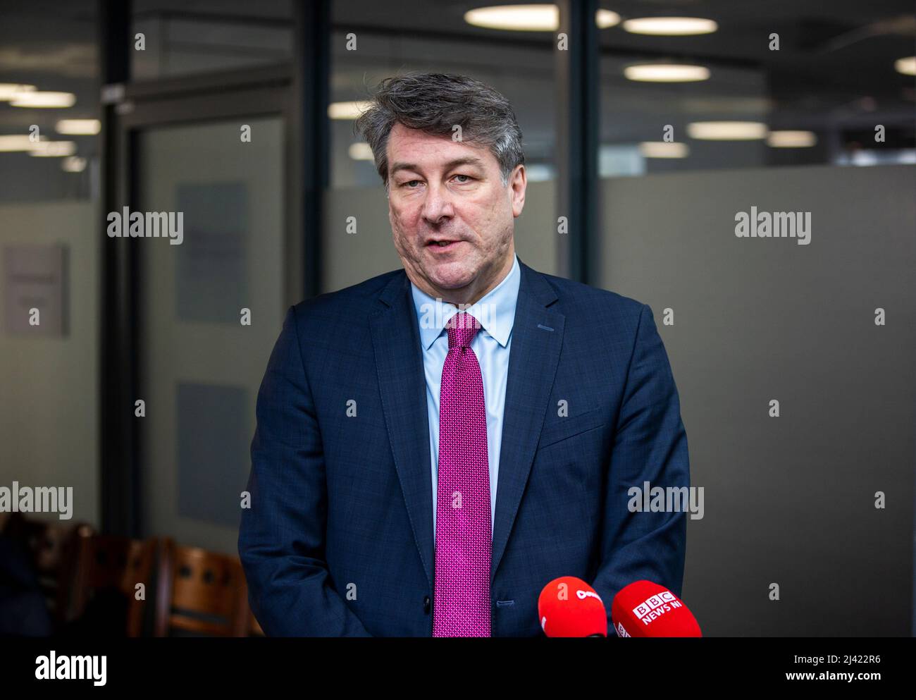 Ian Snowden, Head of Ukraine Support in Northern Ireland, at the ...