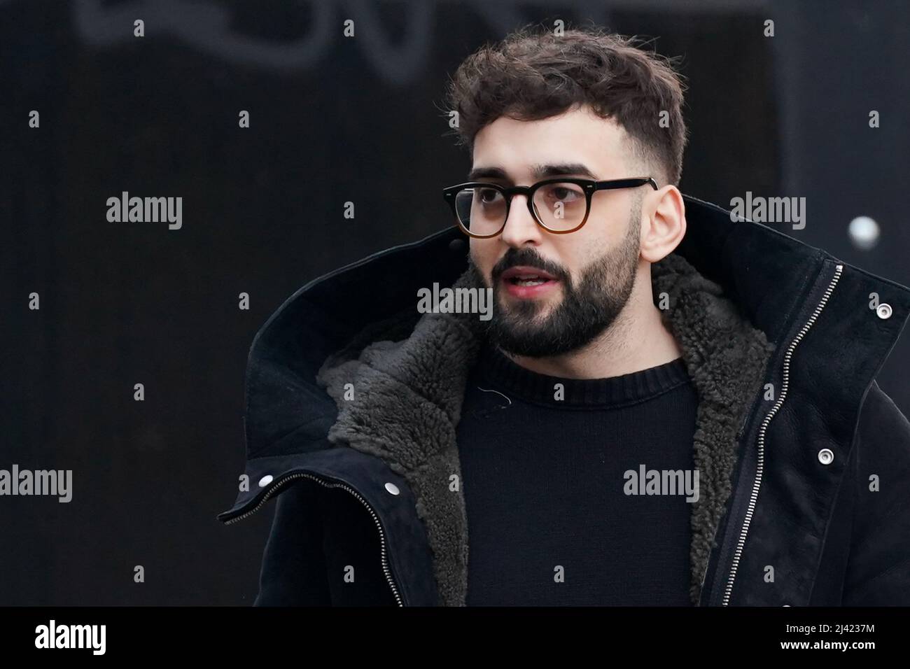 Previously unreleased photo dated 04/02/22 of Sercan Evsin, outside ...