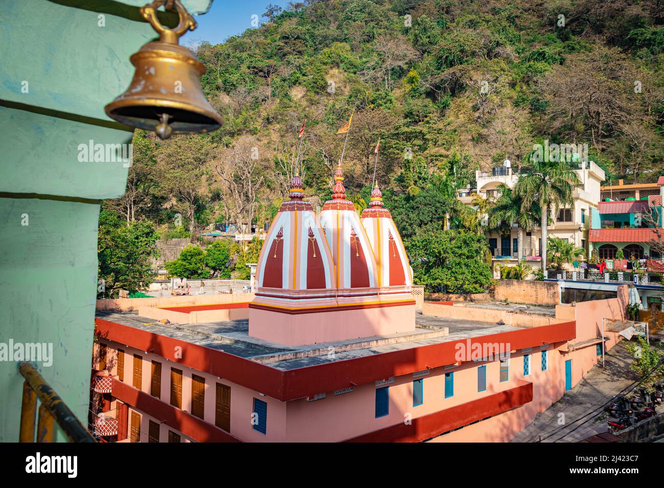 indian temple dome top architecture from different angle image is taken ...