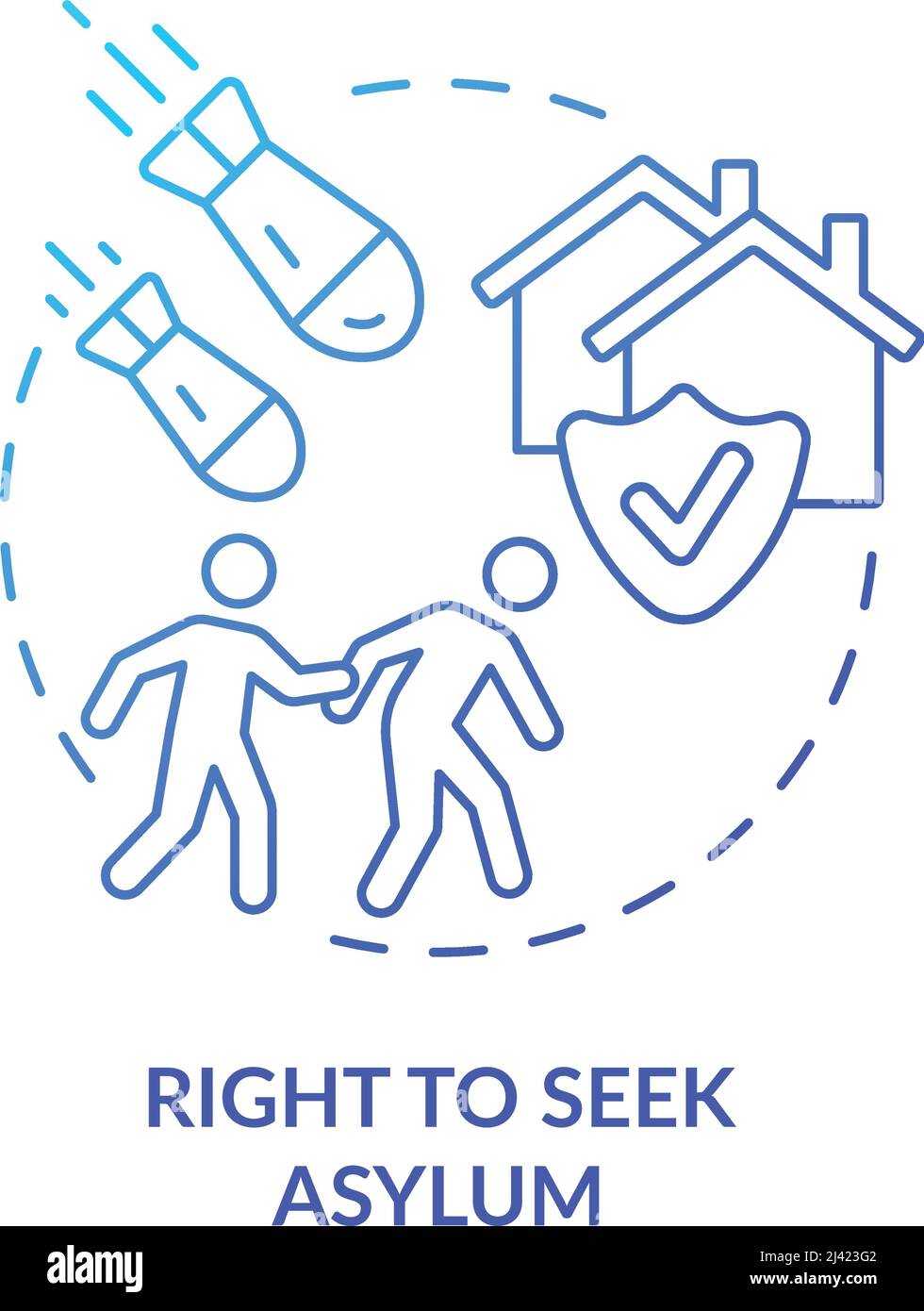Asylum seekers Stock Vector Images - Alamy