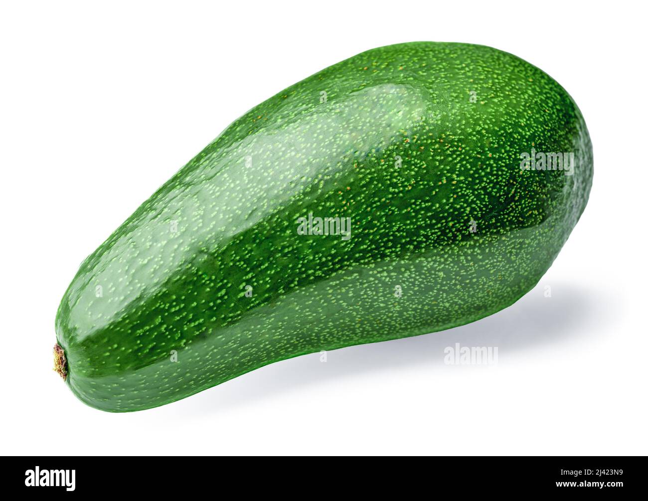 avocado isolated on white background with shadow. fresh ripe tropical ...