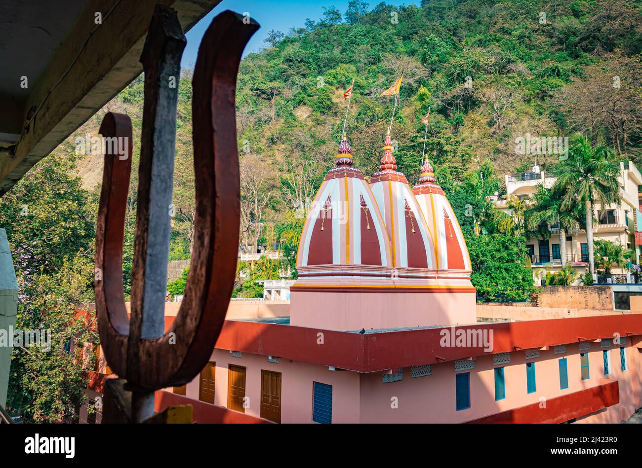 indian temple dome top architecture from different angle image is taken ...