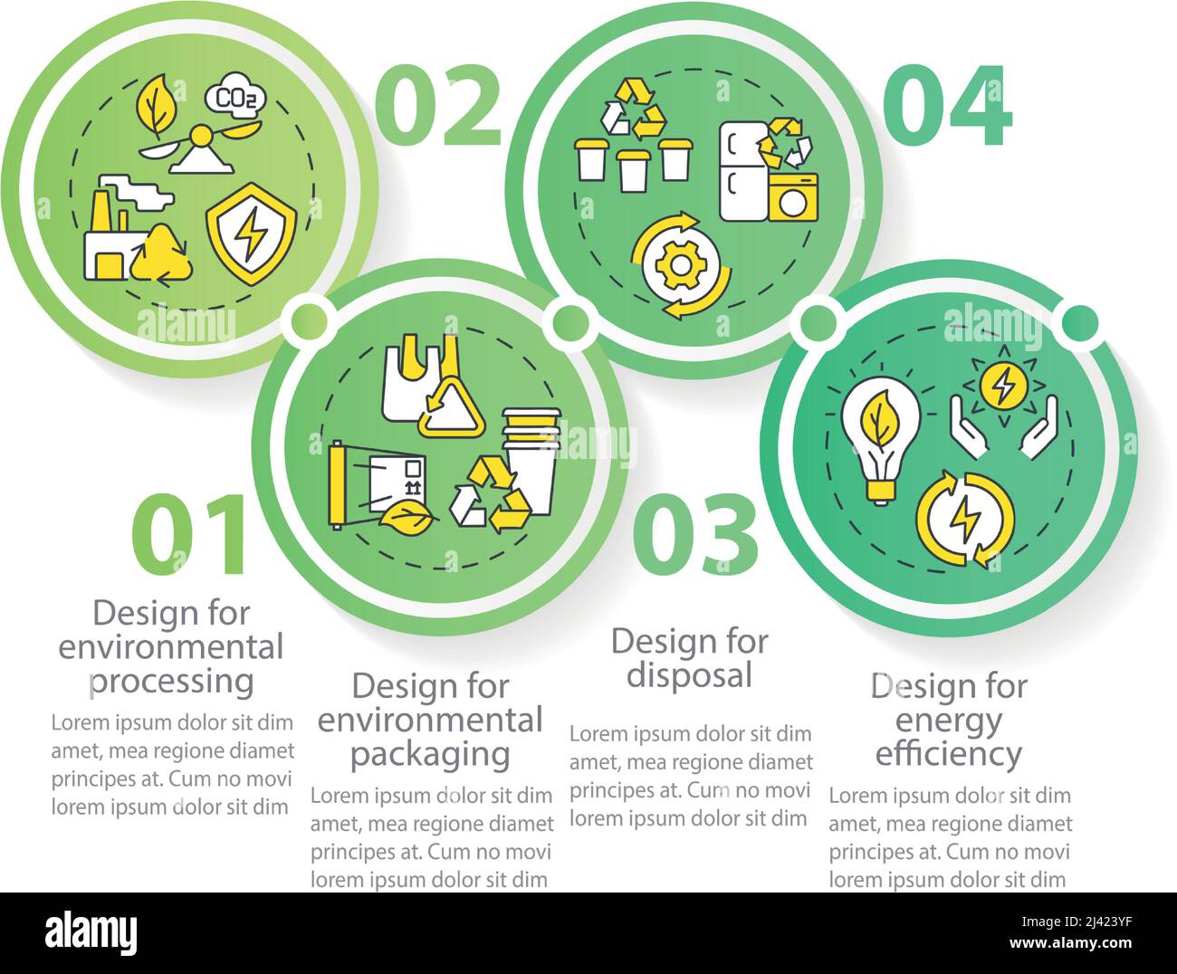 Design for environment circle infographic template Stock Vector Image ...
