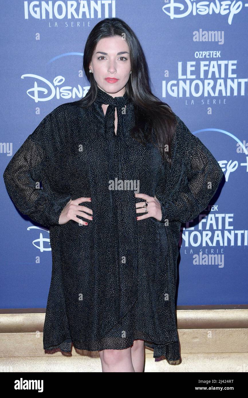 Liliana Fiorelli attends the red carpet of the Disney series Le fate ...