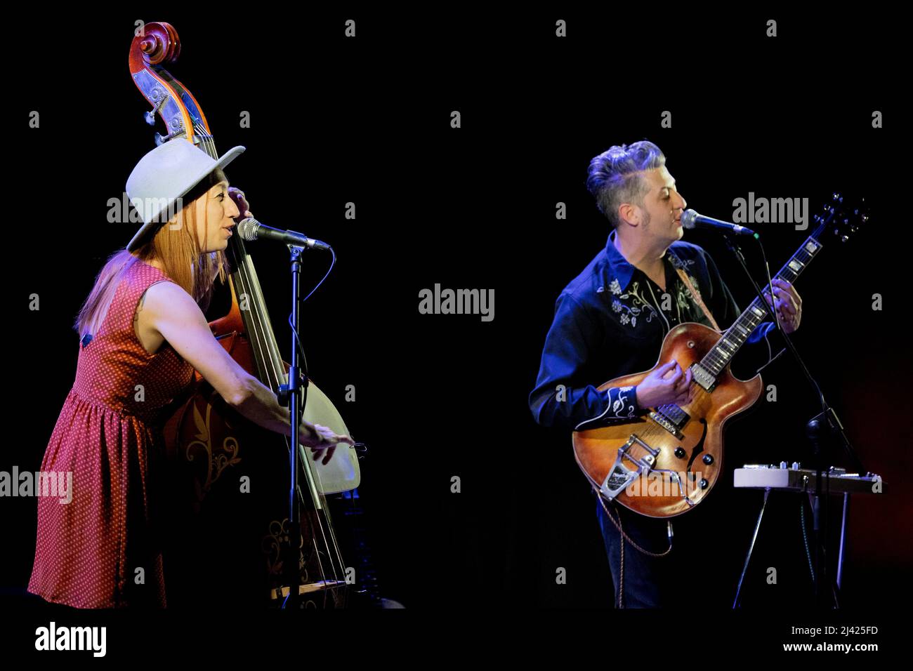 Milano, Italy. 08th Apr, 2022. Lovesick Duo live in concert at Spazio ...