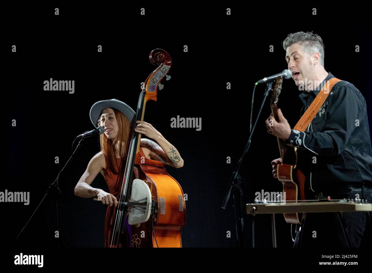 Milano, Italy. 08th Apr, 2022. Lovesick Duo live in concert at Spazio ...