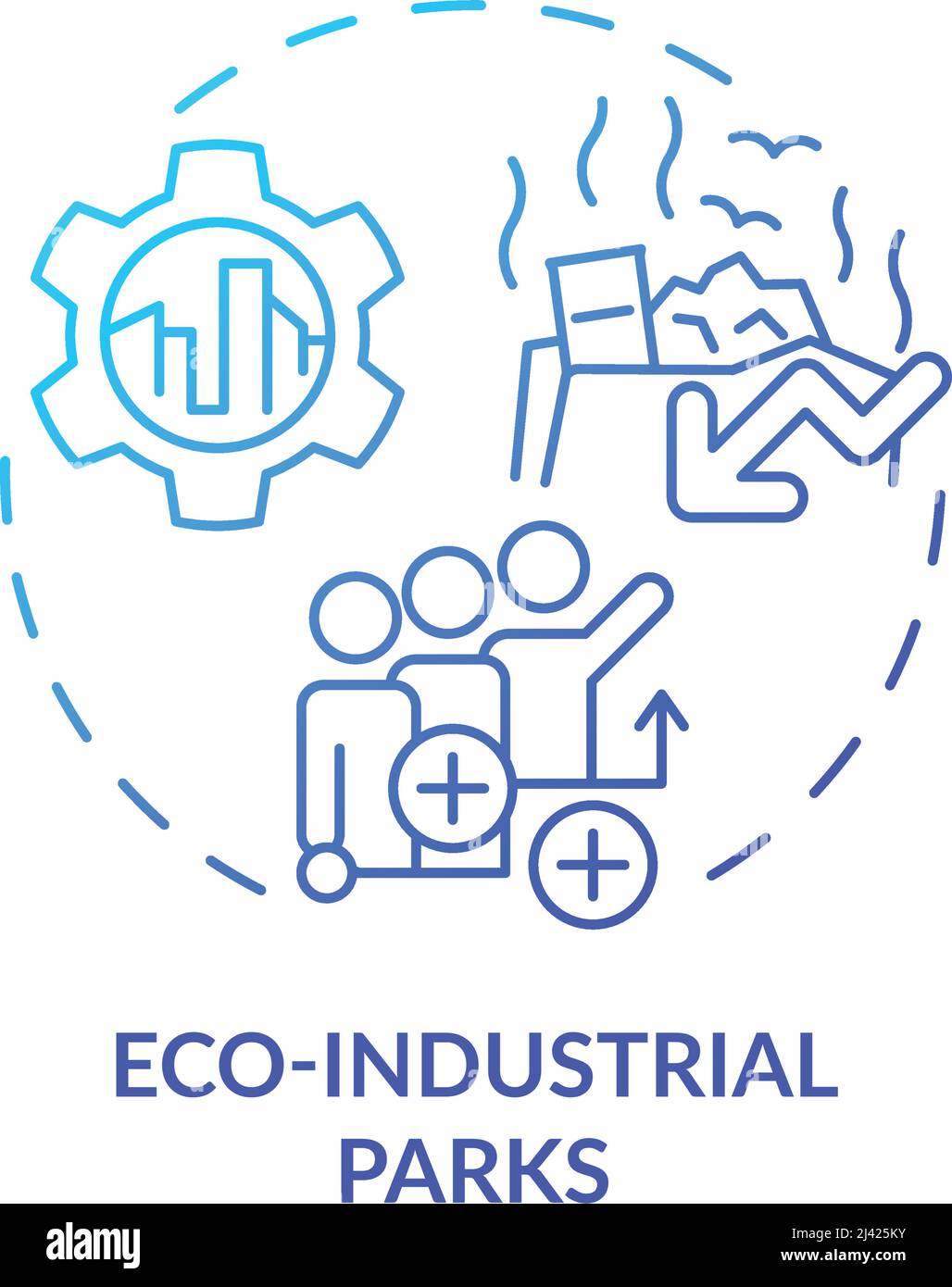 Industrial park abstract Stock Vector Images - Alamy