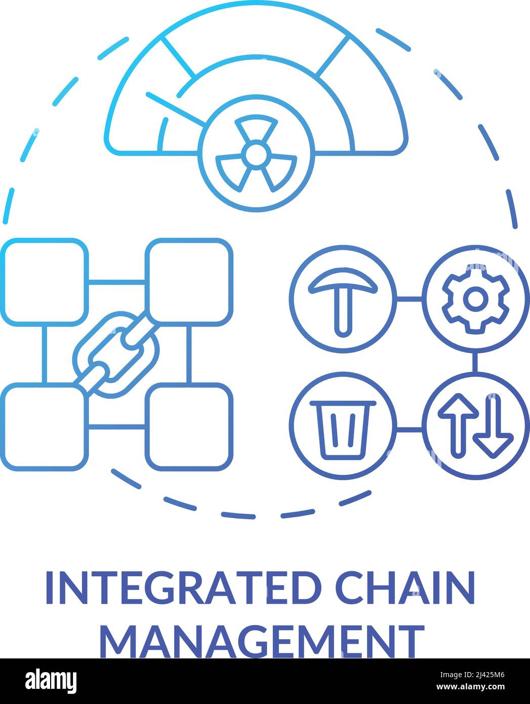 Integrated industry logo Stock Vector Images - Alamy