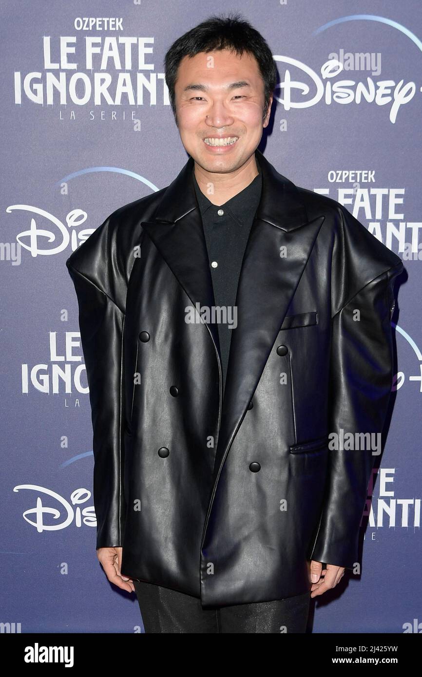 Shi Yang Shi attends the red carpet of the Disney series Le fate ...