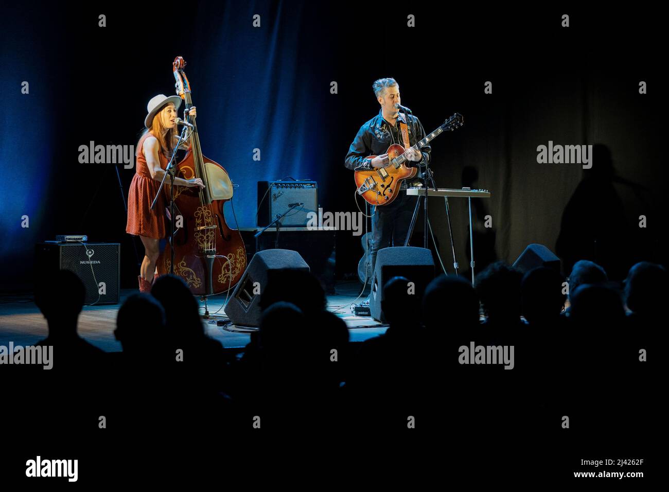 Lovesick Duo live in concert at Spazio Teatro 89, a couple of musician ...