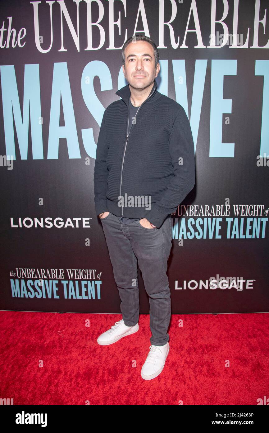 David Alan Basche attends "The Unbearable Weight Of Massive Talent" New ...