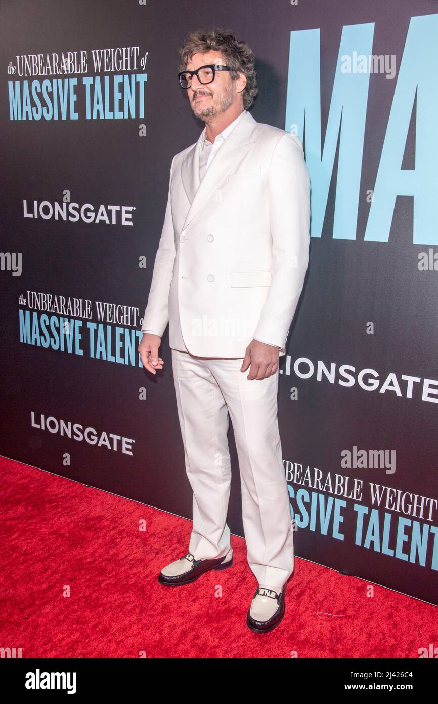 Pedro Pascal attends "The Unbearable Weight Of Massive Talent" New York ...
