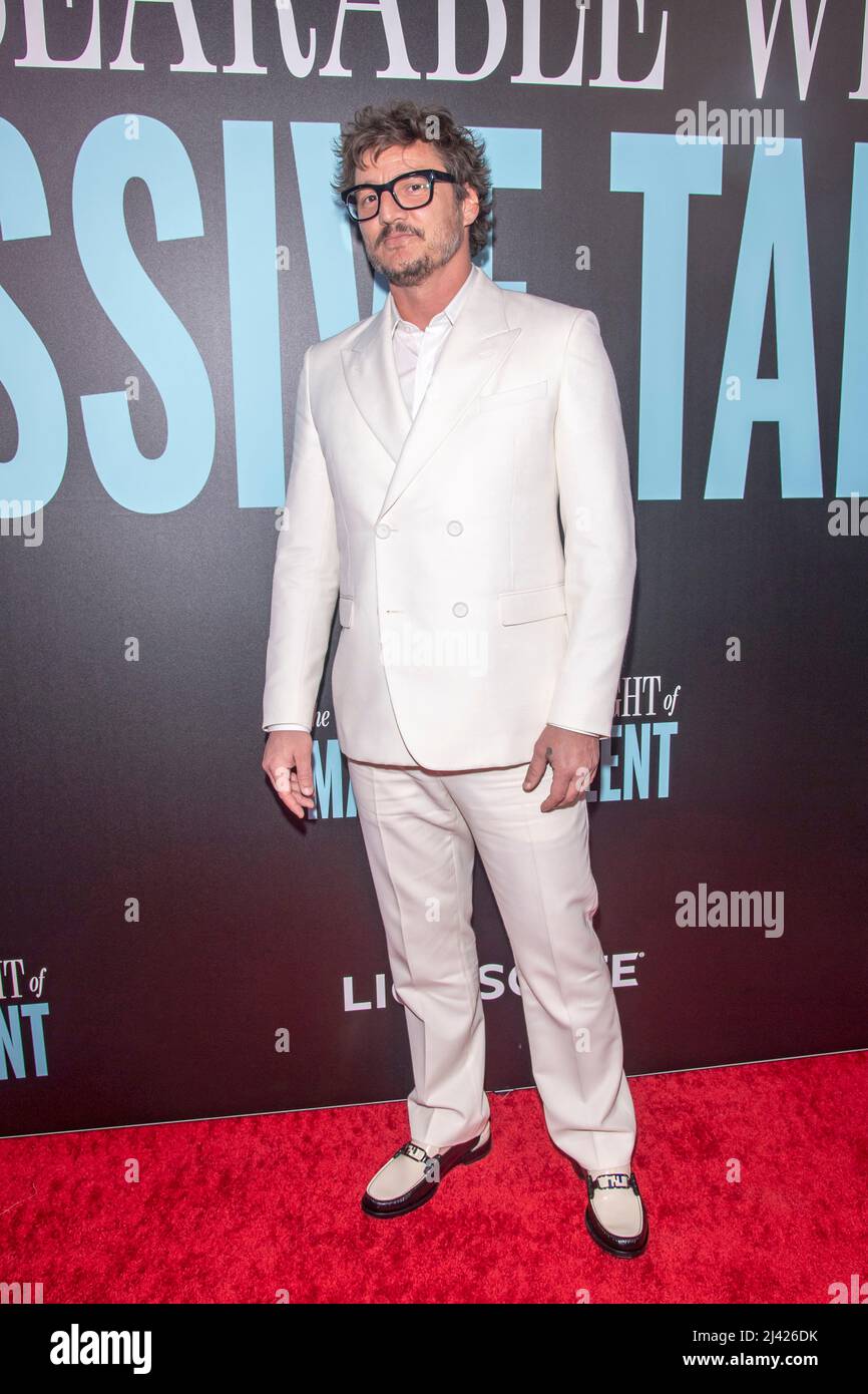 Pedro Pascal attends "The Unbearable Weight Of Massive Talent" New York ...