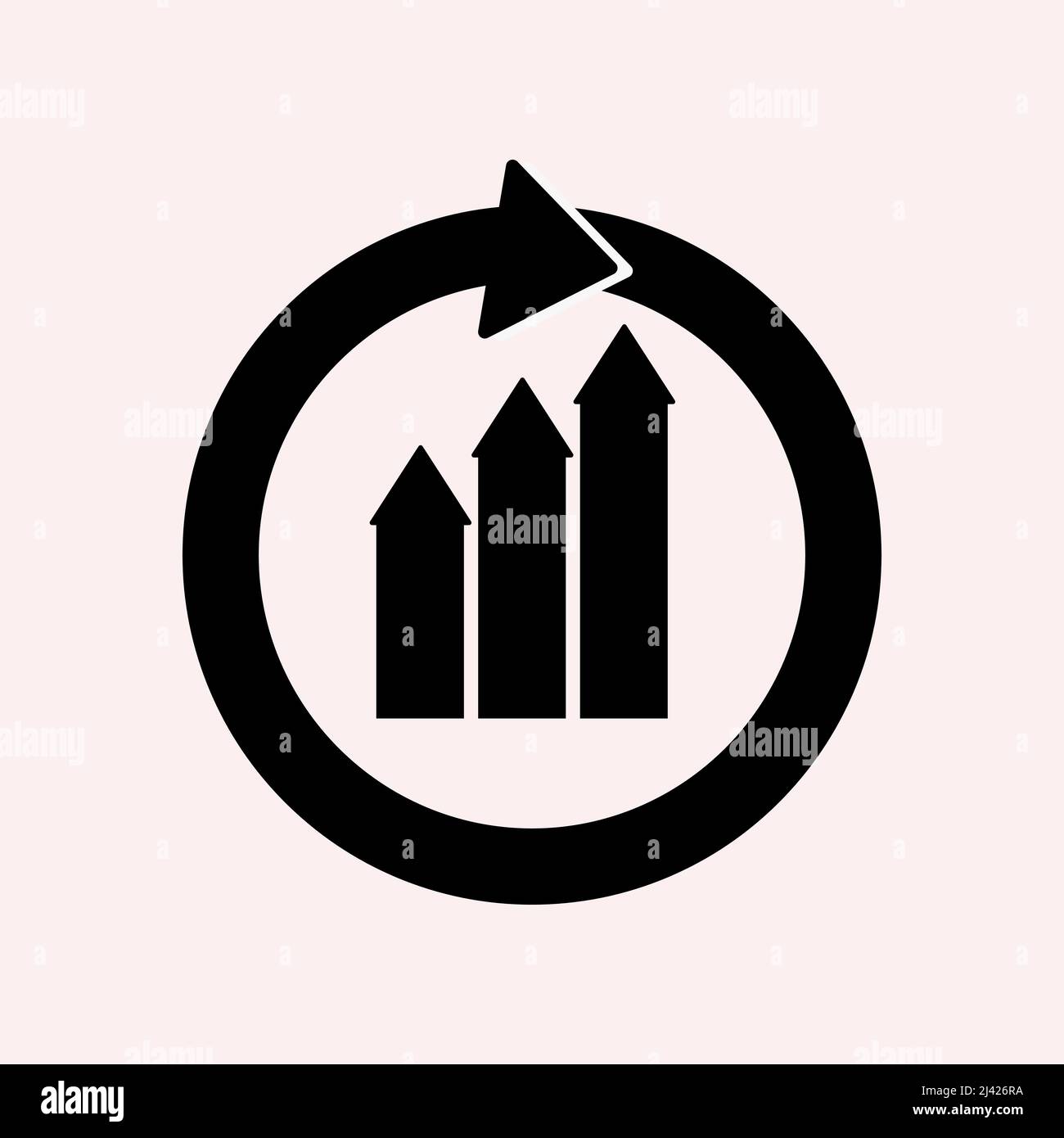 Continuous improvement icon vector vectors hi-res stock photography and ...