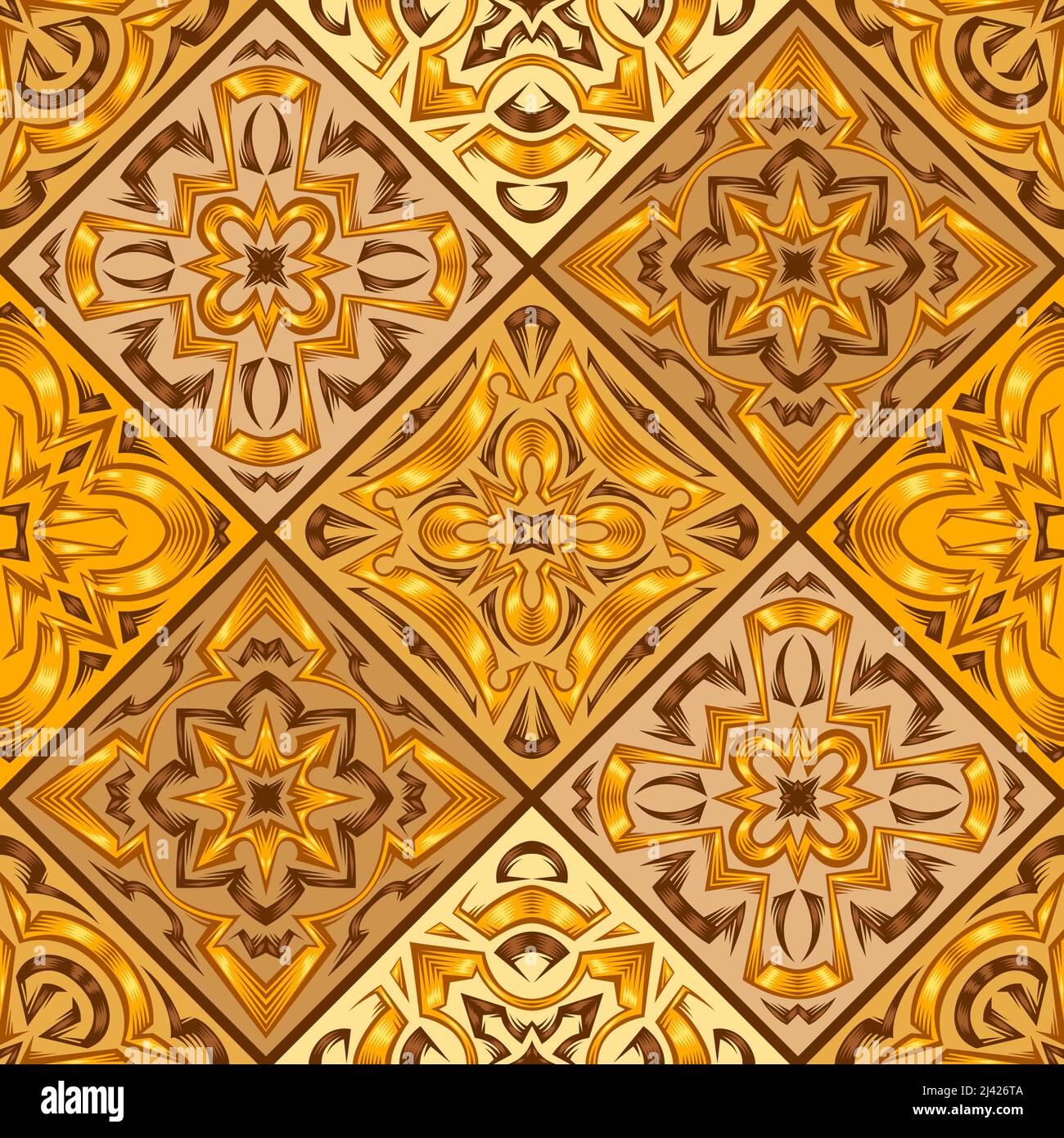 Ceramic tile seamless pattern. Wall or floor texture. Absrtract ...