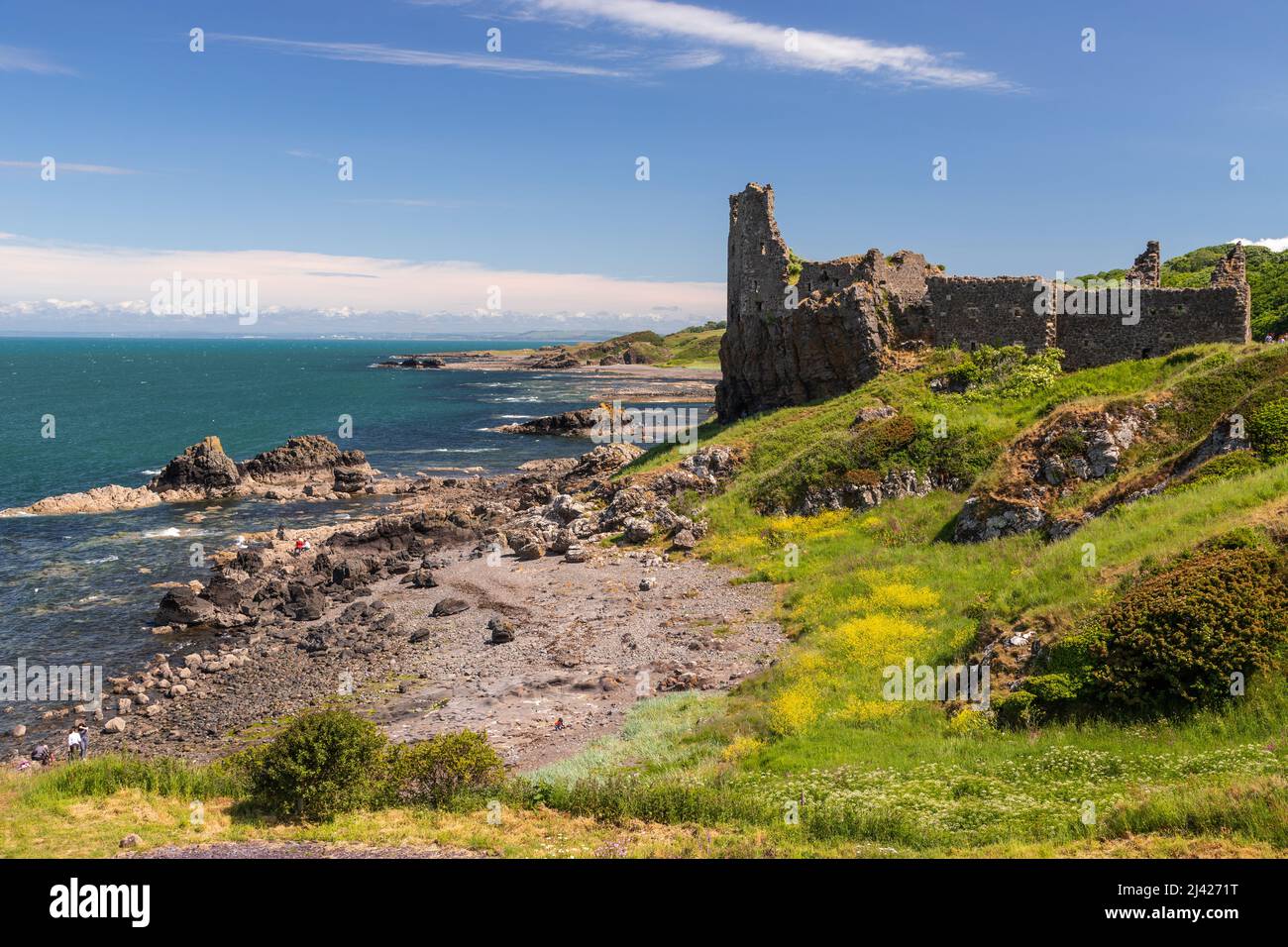 Dunure castle hi-res stock photography and images - Alamy